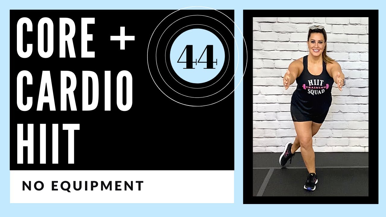 HIIT CORE CARDIO WORKOUT At Home Beginner Friendly 2020 - YouTube