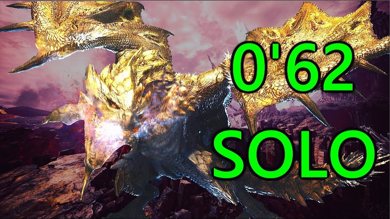 Gold Rathian Heavy Bowgun Solo in 62 Seconds | MHW Iceborne - YouTube