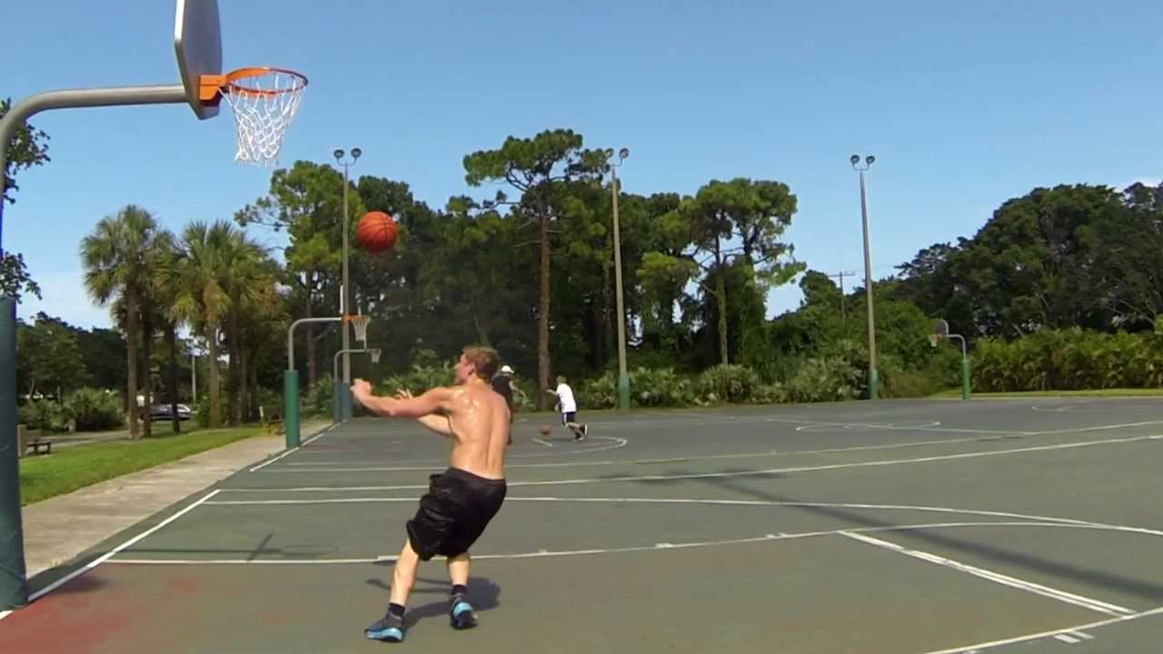 5'10 Sick Windmill Dunk on 10ft! 40" vert Stev - YouTube
