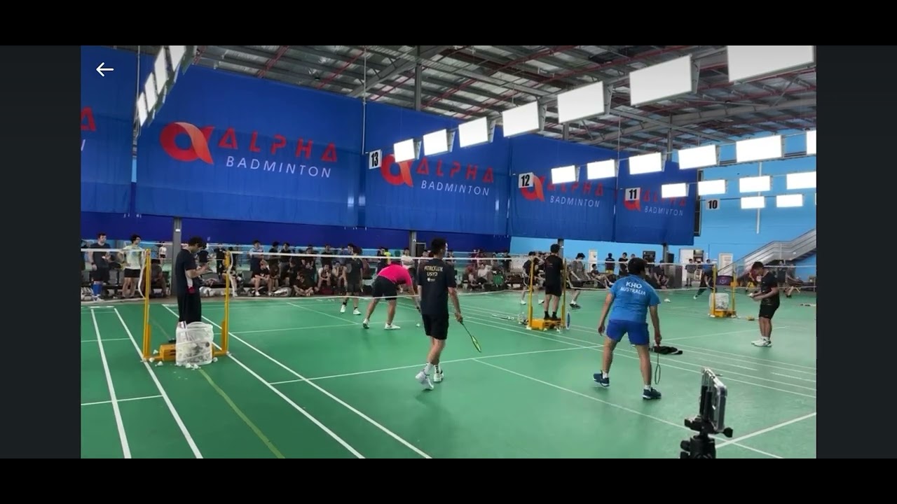 A/B Grade Mens Doubles | Patrick Luk/ Julian Kho VS Phillip Halim ...