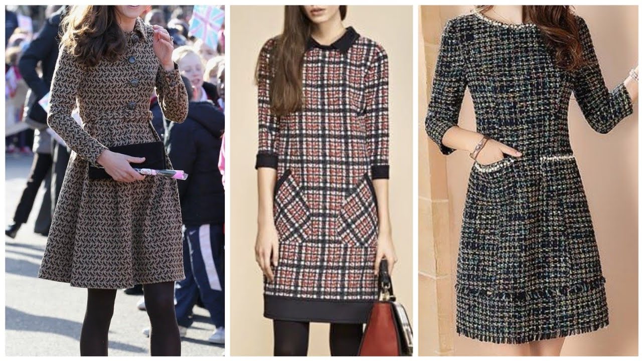 Top trendy 36 Winter frock designs for girls || A line frock designs ...