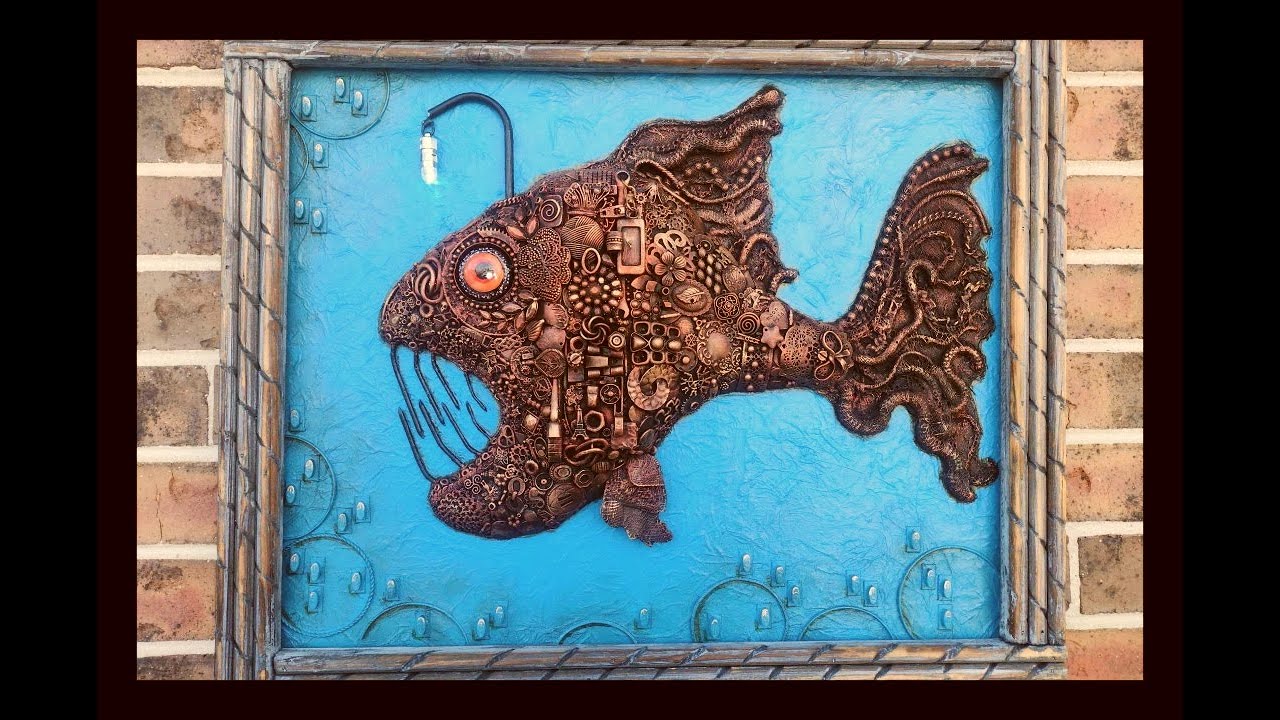 Angler Fish Assemblage with Reveal - YouTube