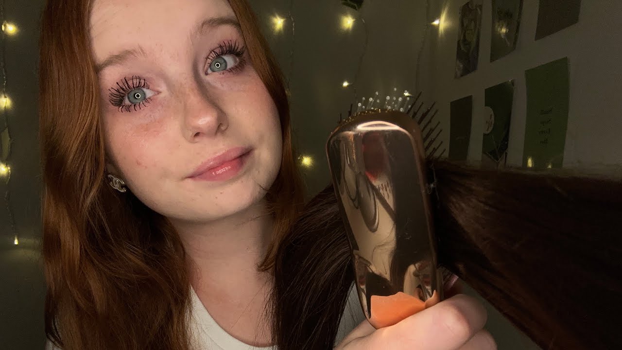 ASMR Kind Popular Girl Plays With Your Hair In Class YouTube