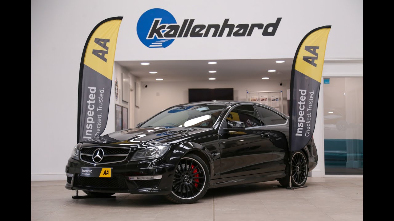 MERCEDES-BENZ C-CLASS 6.2 C63 AMG 2d 457 BHP AT KALLENHARD - YouTube