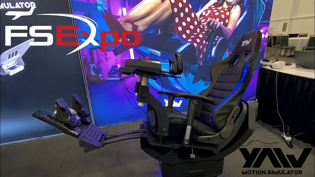 Yaw 2 at the Yaw VR Booth - Flight Sim Expo 2021 - San Diego ...