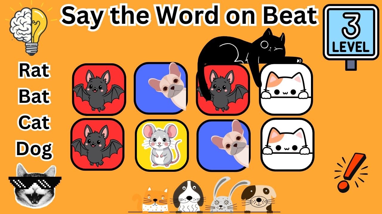Say The Word On Beat Challenge | Level 1-3 | Easy to Hard - YouTube