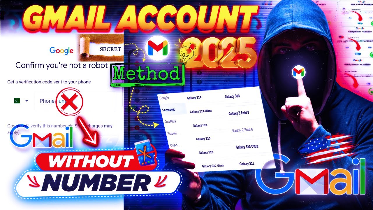 How To Create Unlimited Gmail Account 2025 | New Updated Method Unlimited Gmail Create | Google ...