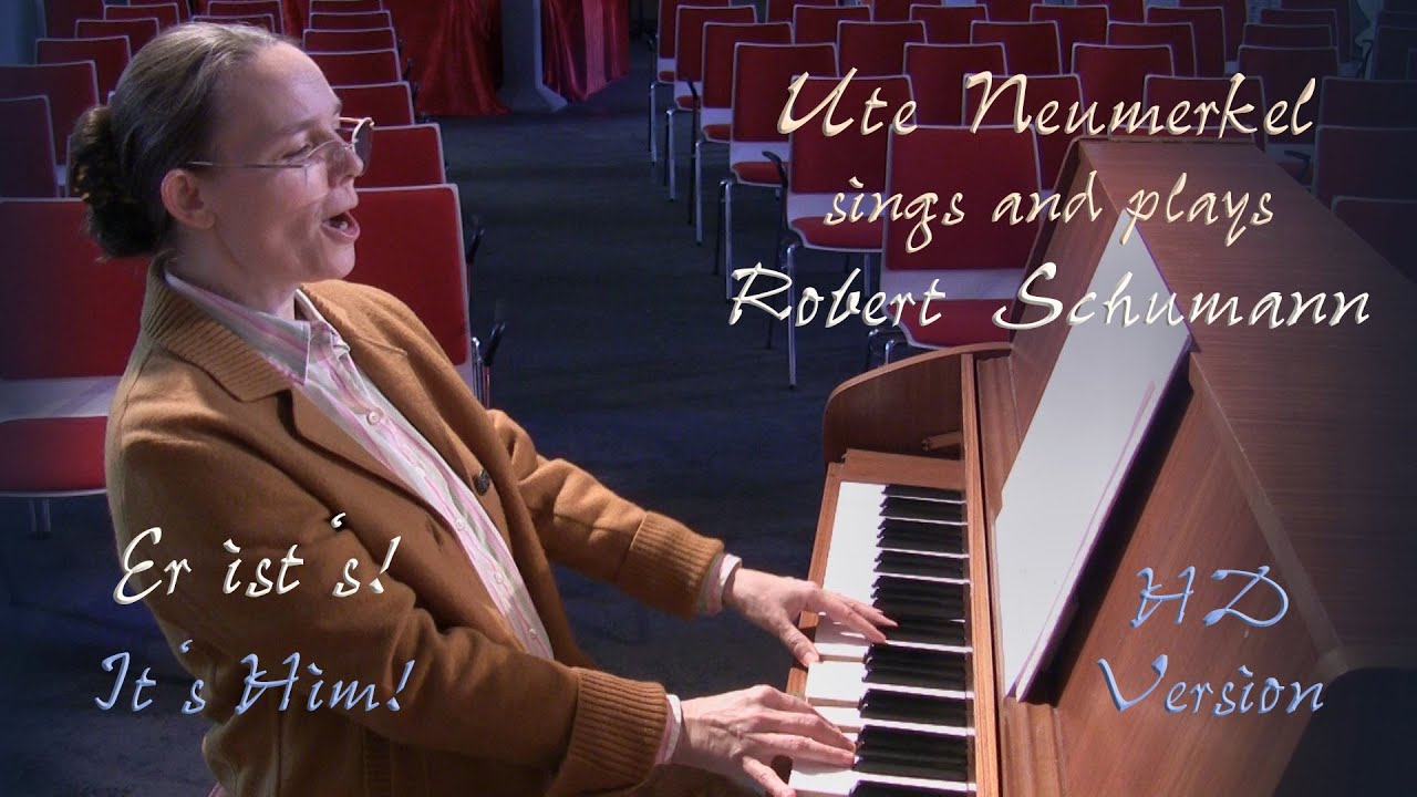 Schumann Frühlingslied "Er ist's" HD version. Ute Neumerkel sings ...