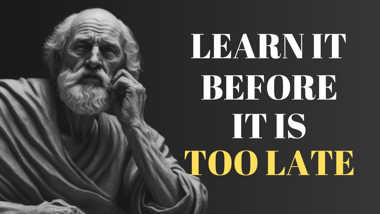 8 Stoic Life Lessons to Learn in Youth and Avoid Regrets in Old Age ...
