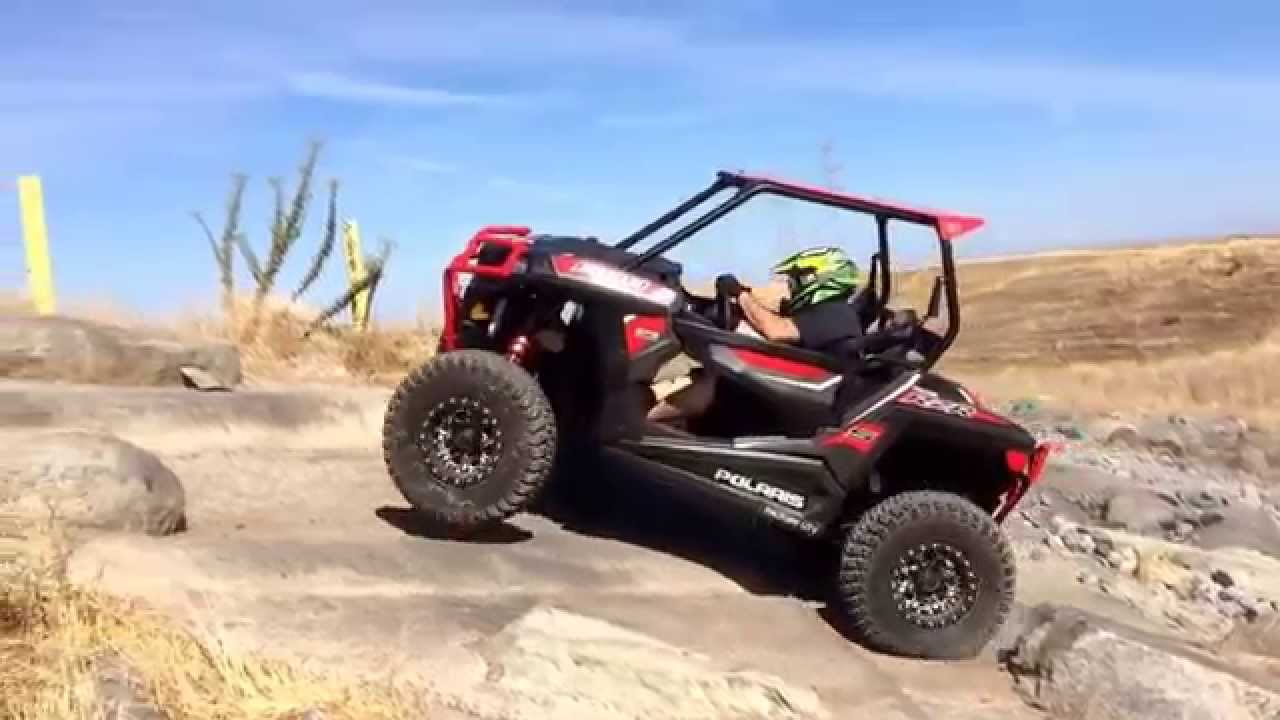 Rock crawling in our 2015 Polaris RZR S 900 - YouTube