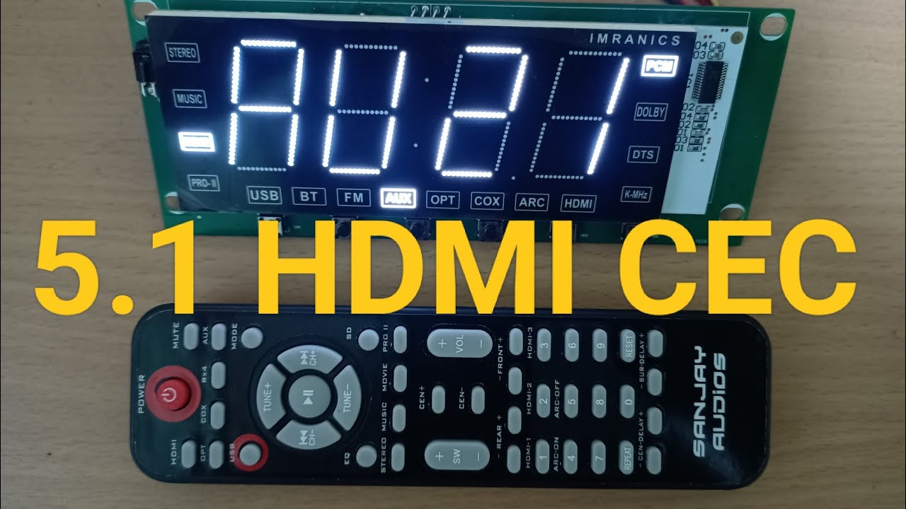 5.1 REMOTE KIT WITH HDMI CEC COMMUNICATION - YouTube