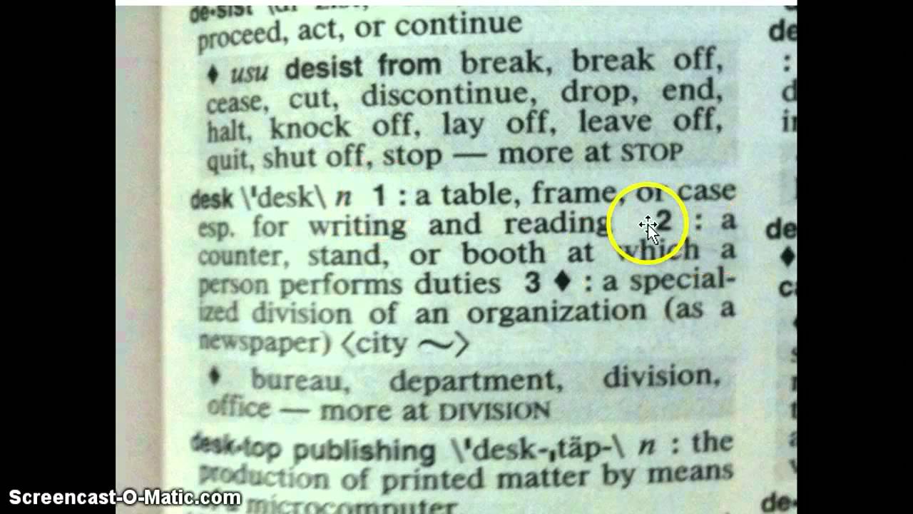 Using a Dictionary - YouTube