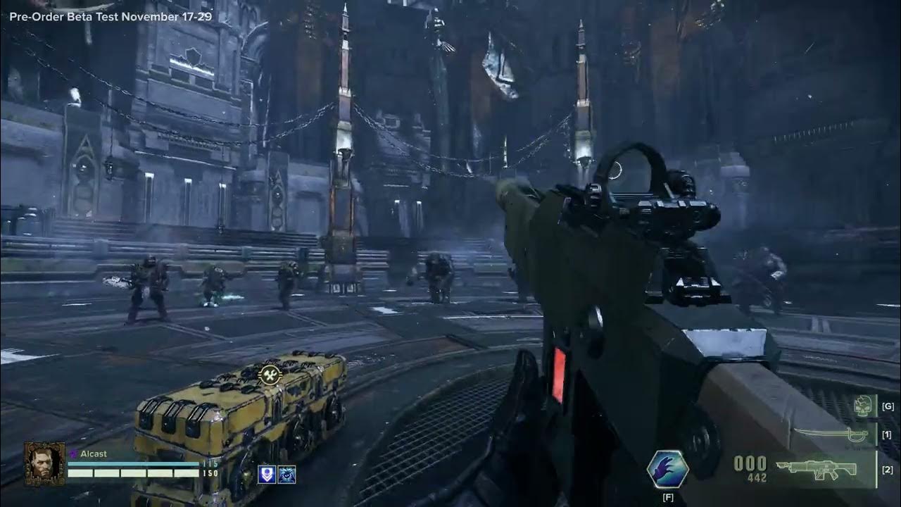 Kantrael MG Ia Infantry Lasgun - Weapon Showcase Darktide WH40K - YouTube