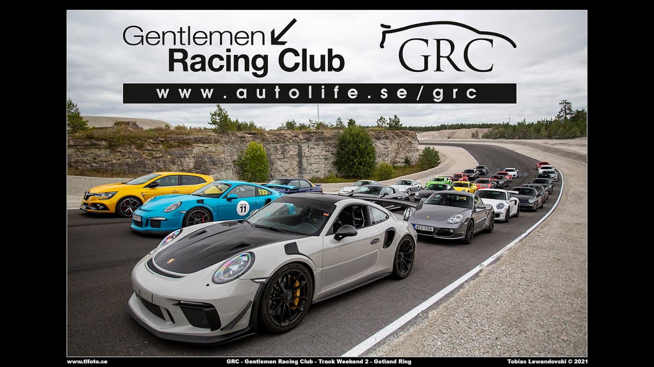 GRC Track Weekend Gotland Ring 7,3 km (Gentlemen Racing Club) - YouTube