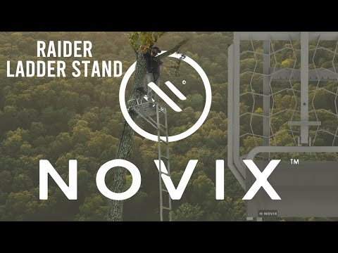 Best Ladder Stand Ever?? Novix Raider Ladder Stand - YouTube