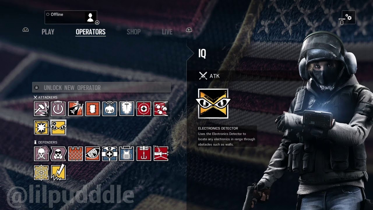 1st Version of R6S | Showcase of Main Menu - YouTube