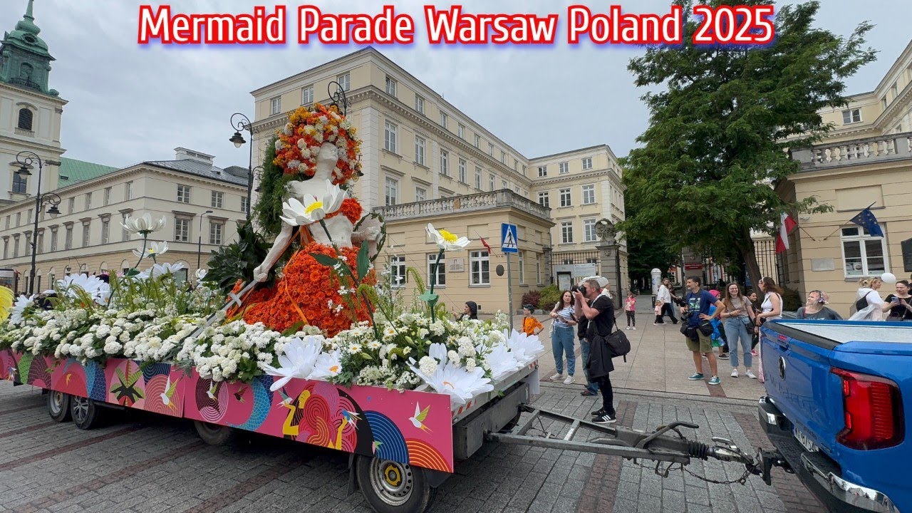 Mermaid Parade Warsaw Poland 2025 - YouTube