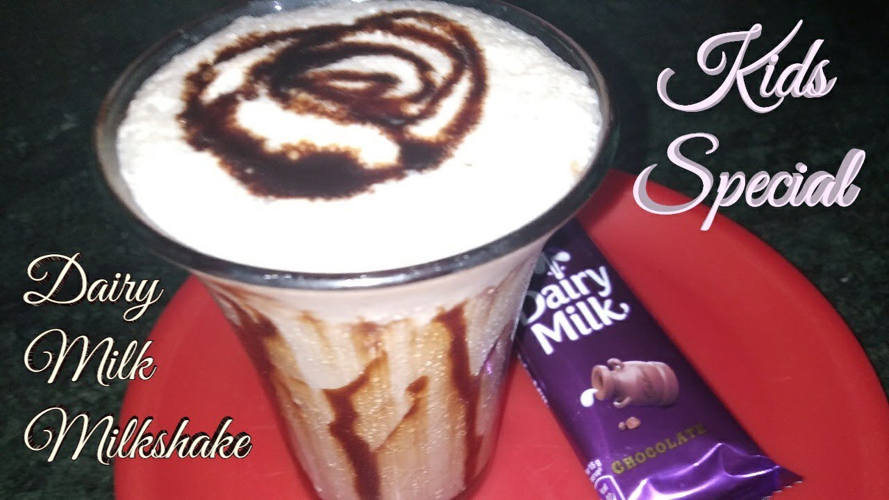 How to make Chocolate Milkshake with Cadbury Dairy Milk //Cadbury Dairy ...