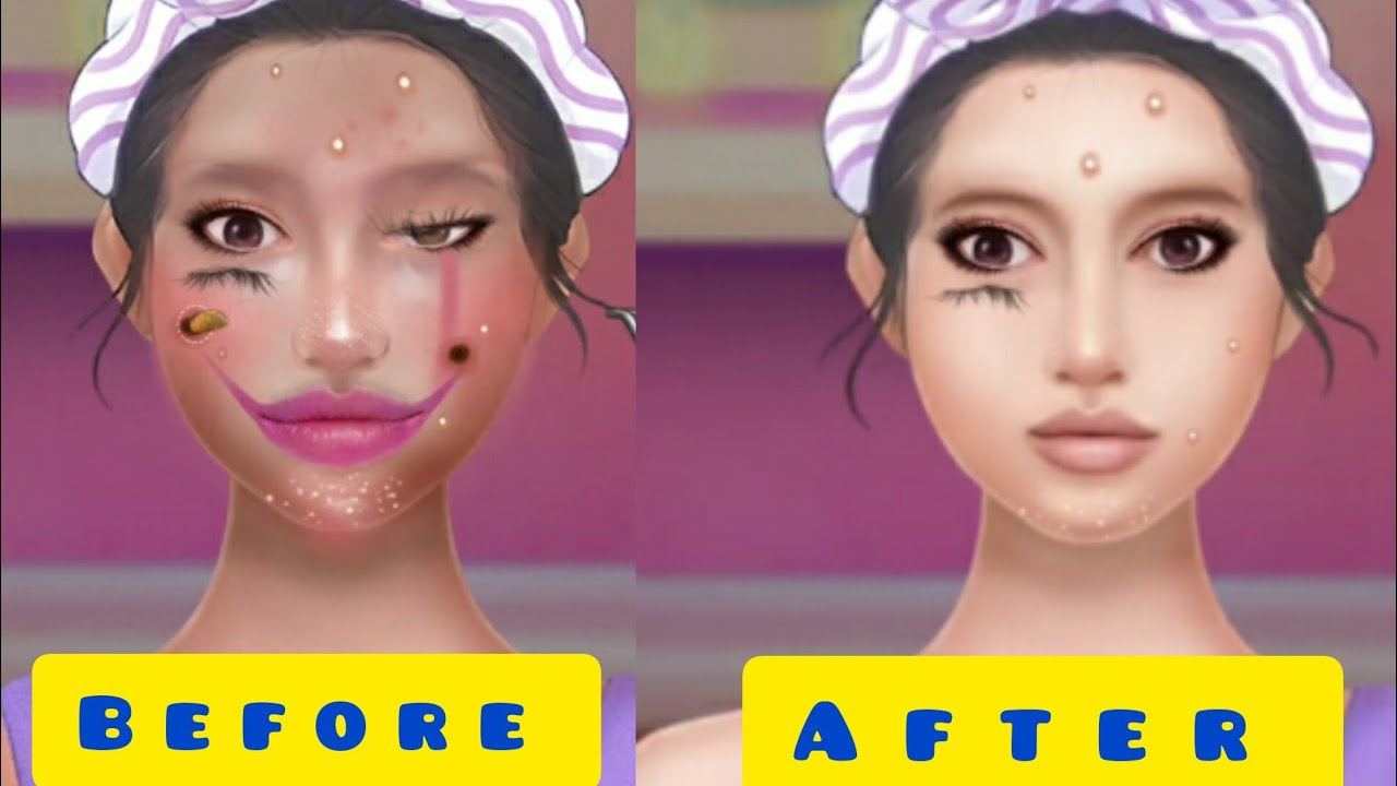 ASMR make over dirty face becomes more shiny - YouTube