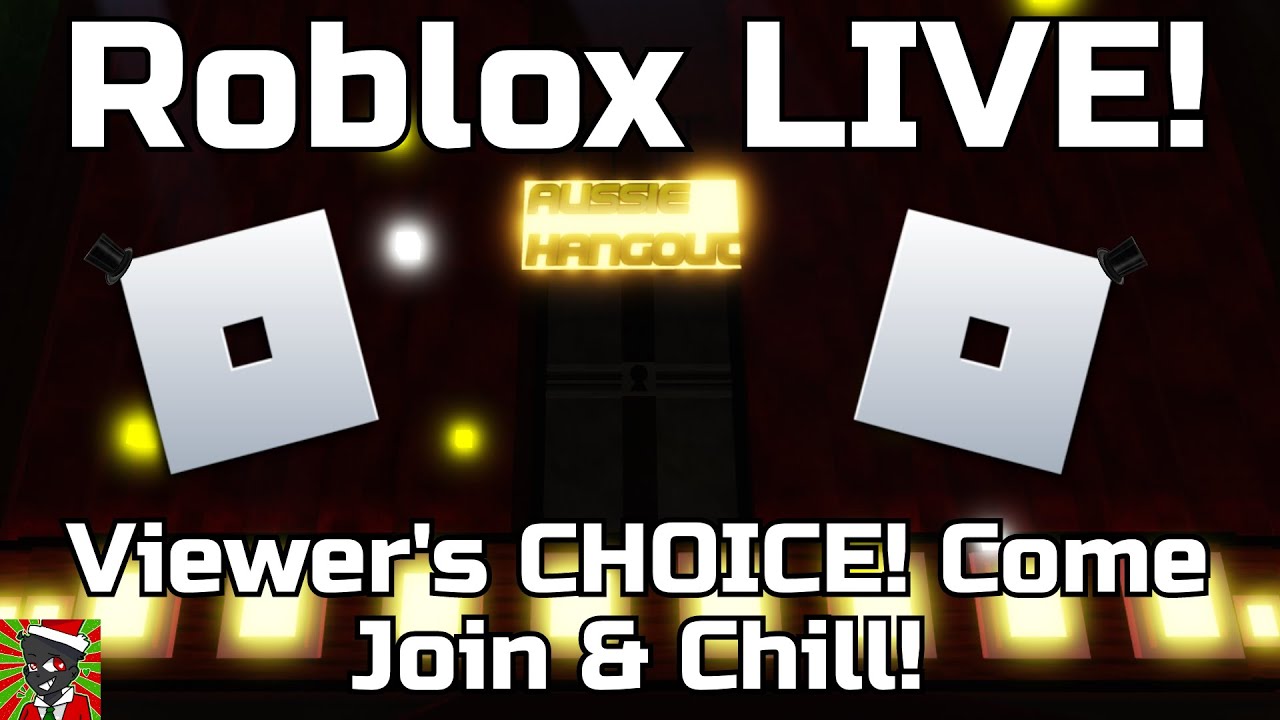 🔴Roblox: VIEWER'S CHOICE! | Come Join & Pick What We Play! | !roblox ...