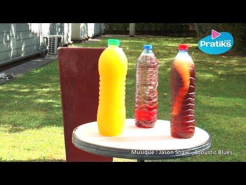 Comment faire une bouteille avec glaçon intégré
