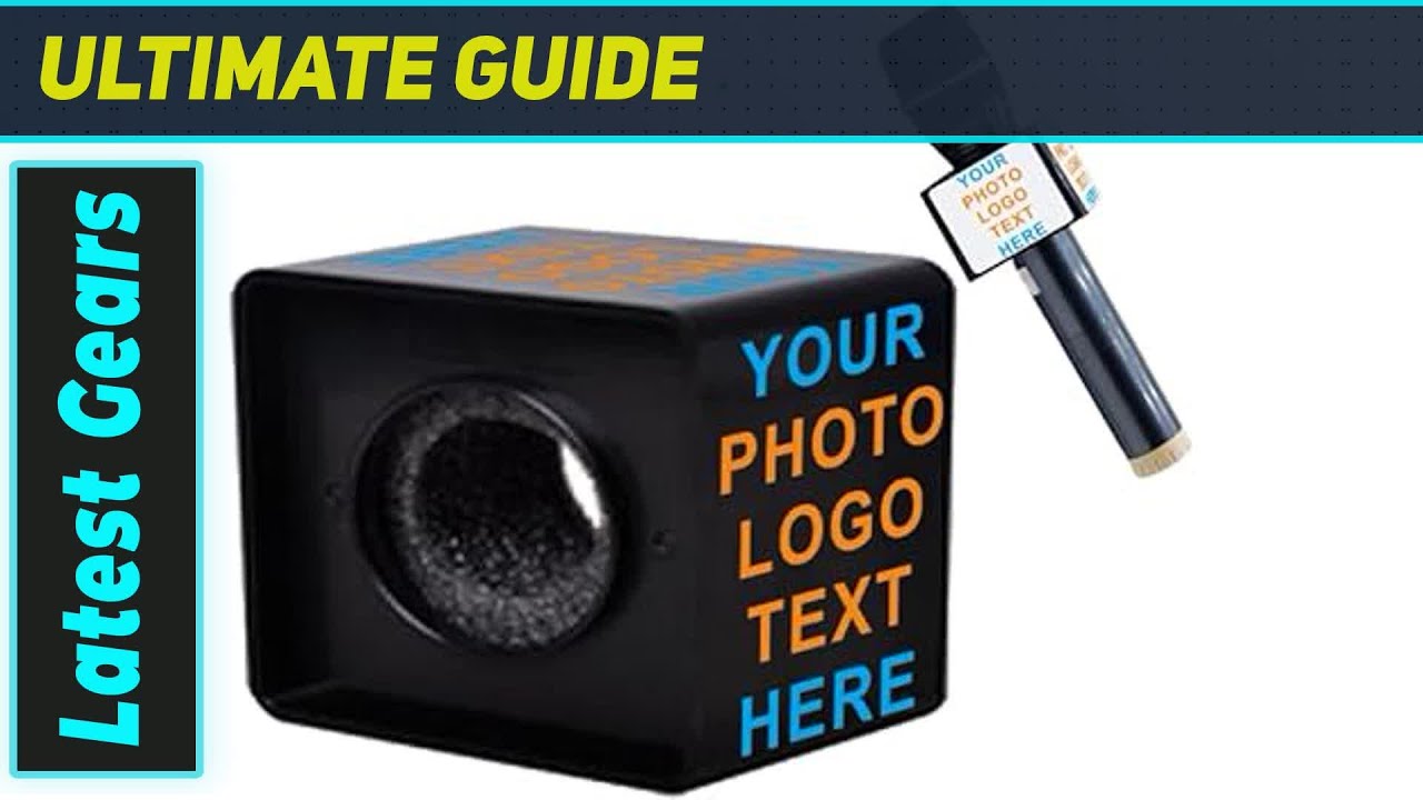 Qiqule Custom Microphone Logo Box: The Ultimate Professional Mic Flag ...