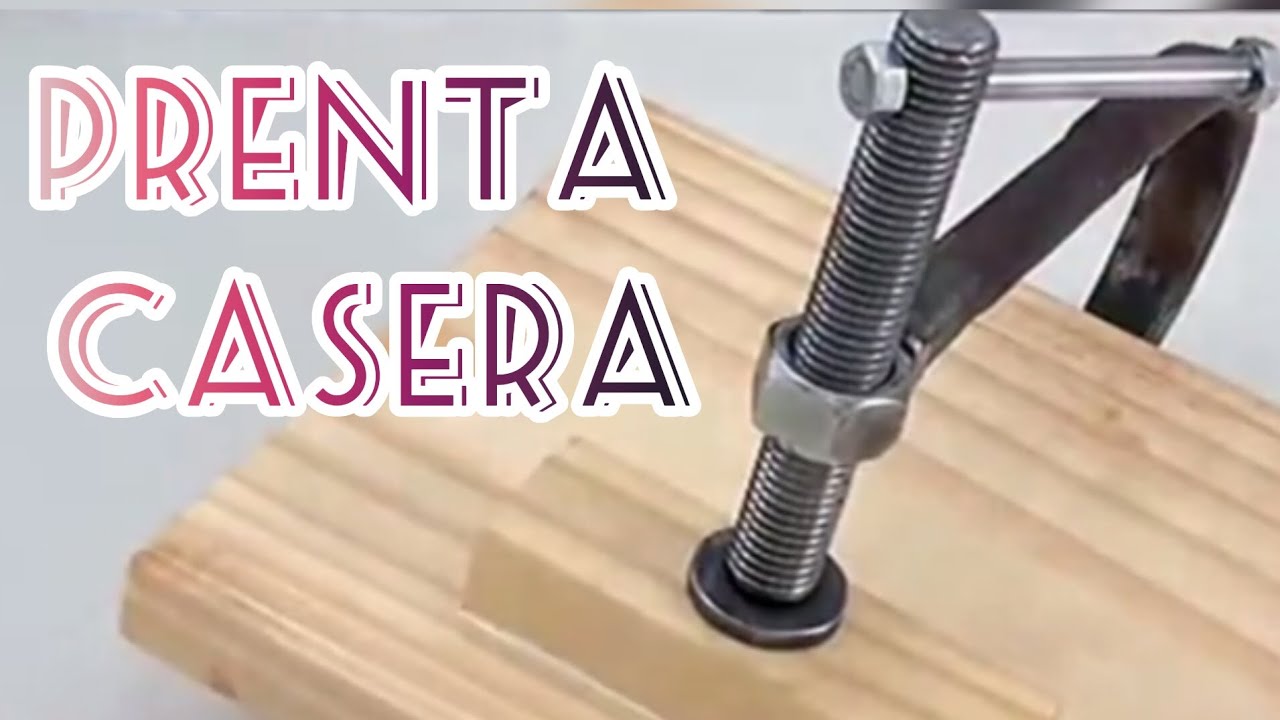 Crea tu propia Prensa Casera - YouTube