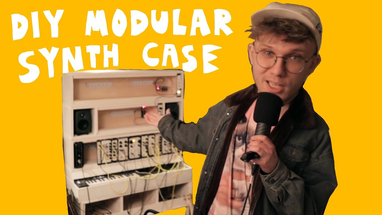 building a diy modular synthesizer case - YouTube