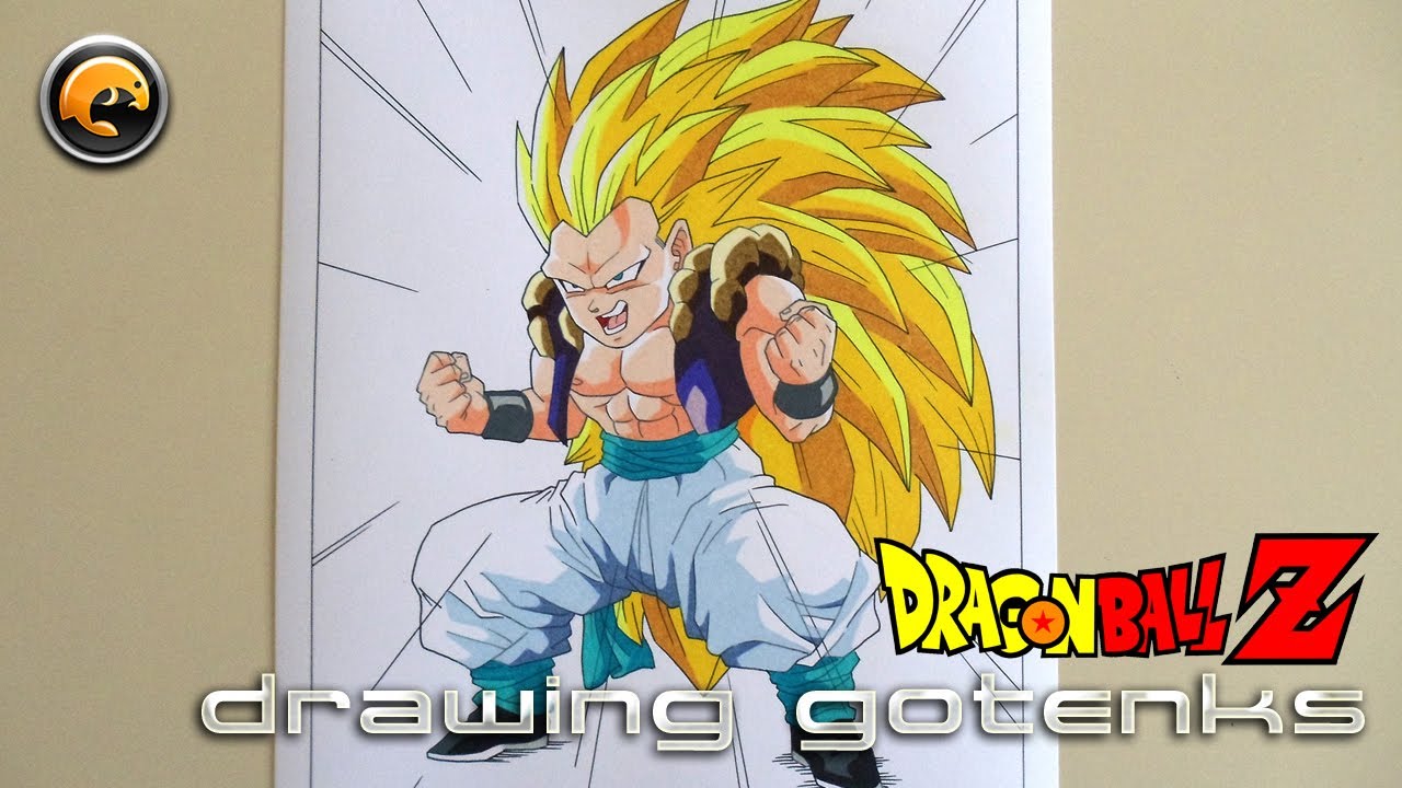 Drawing Gotenks SS3 | Dibujando a Gotenks Super Saiyajin 3 - YouTube