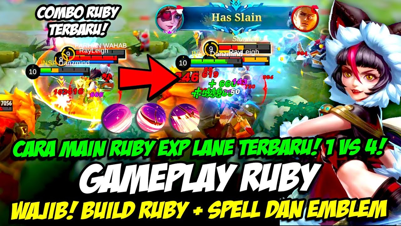 Cara Ulti Ruby Ml Cara Main Ruby Terbaru Build Ruby Lifesteal