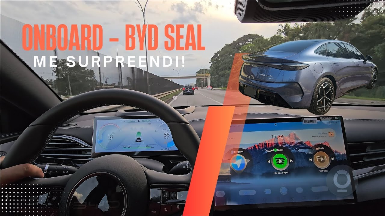 Onboard com o BYD Seal - Afinal, ele entrega tudo que promete? - YouTube