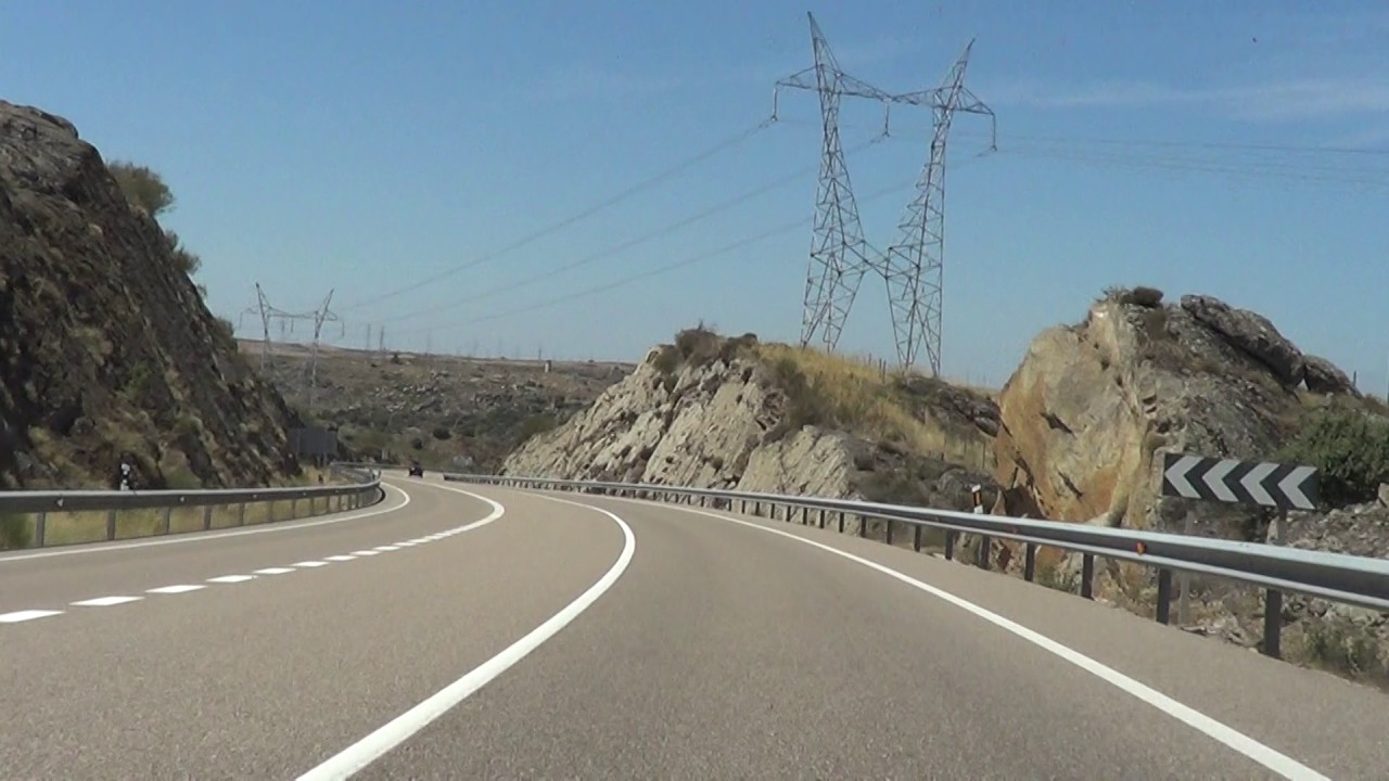 Carretera N-122/A4: Zamora - Bragança - YouTube