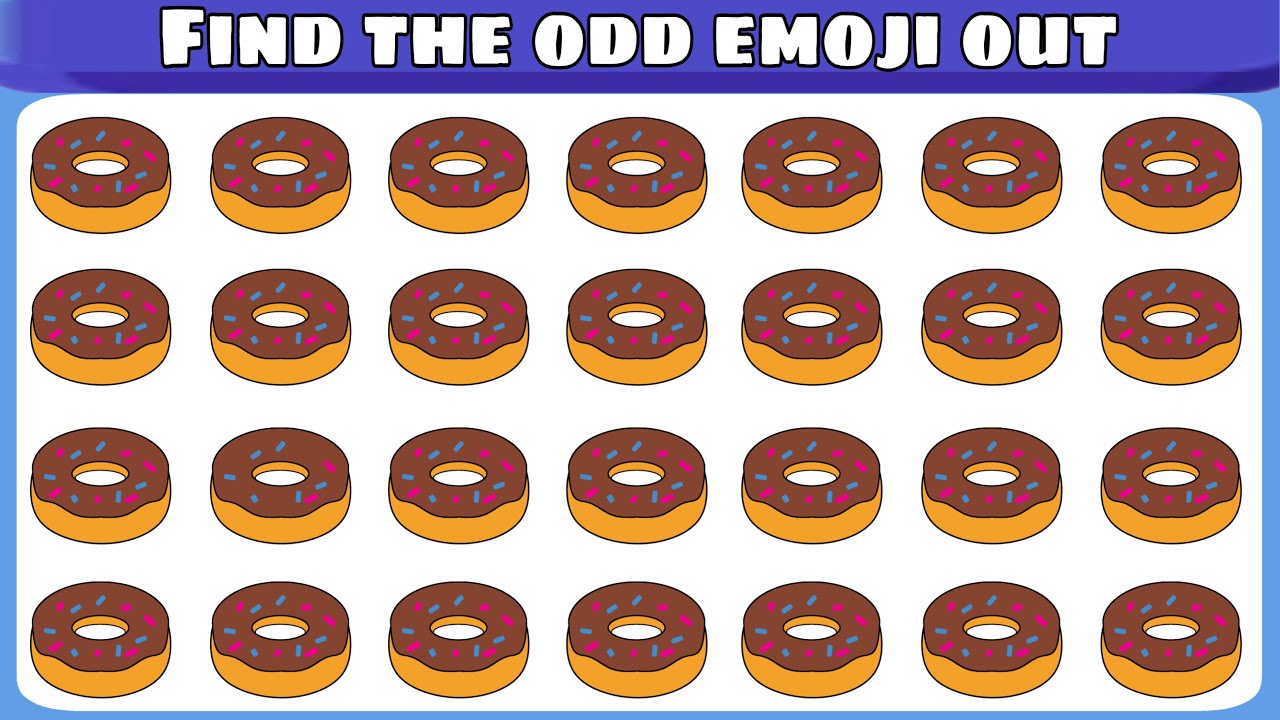 Spot the odd one out #42 Find the odd emoji out | emoji tube - YouTube