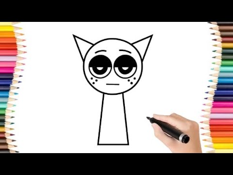 How To Draw Gray From incredibox sprunki - YouTube