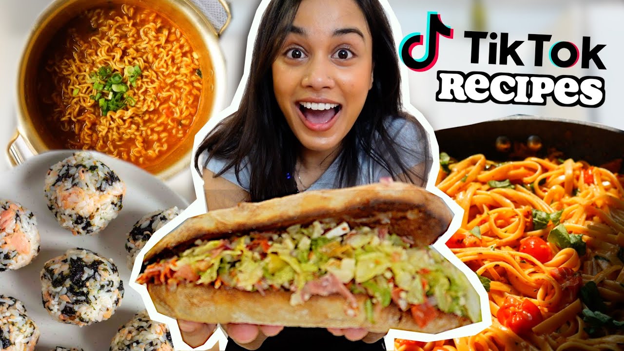 I tried viral TikTok recipes - YouTube