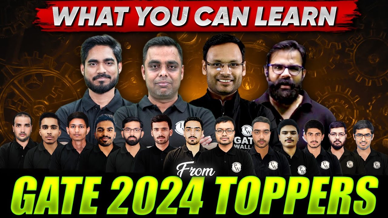 What You Can Learn Form GATE 2024 TOPPERS | Preparation Strategy for ...