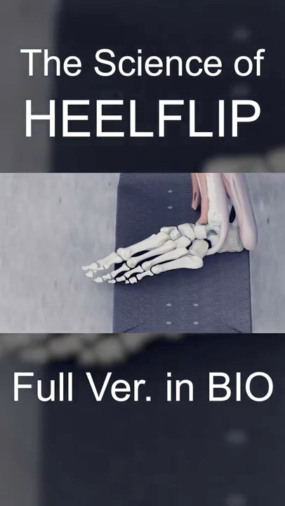 The Science of Heelflip Foot Placement #shrots #3d #skateboarding # ...