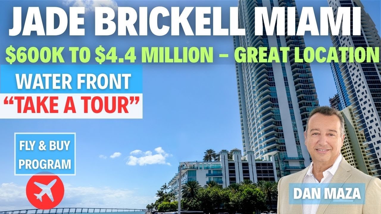 Jade at Brickell Luxury 2 Beds + Den / 3 Baths - Waterfront Condo Unit ...