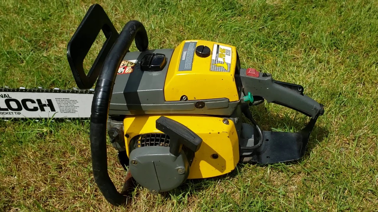 Mcculloch 8200 - YouTube