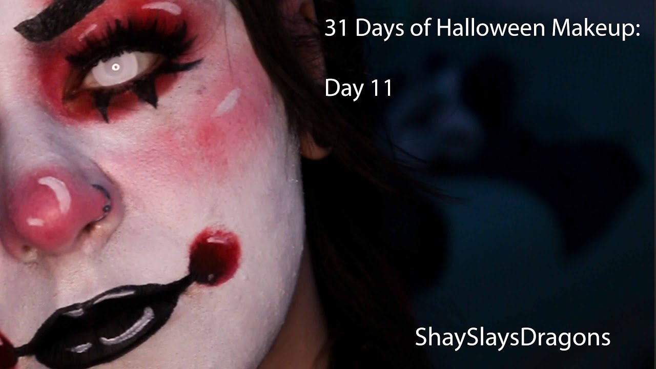 Day 11 31 Days Of Halloween Makeup Shayslaysdragons Youtube