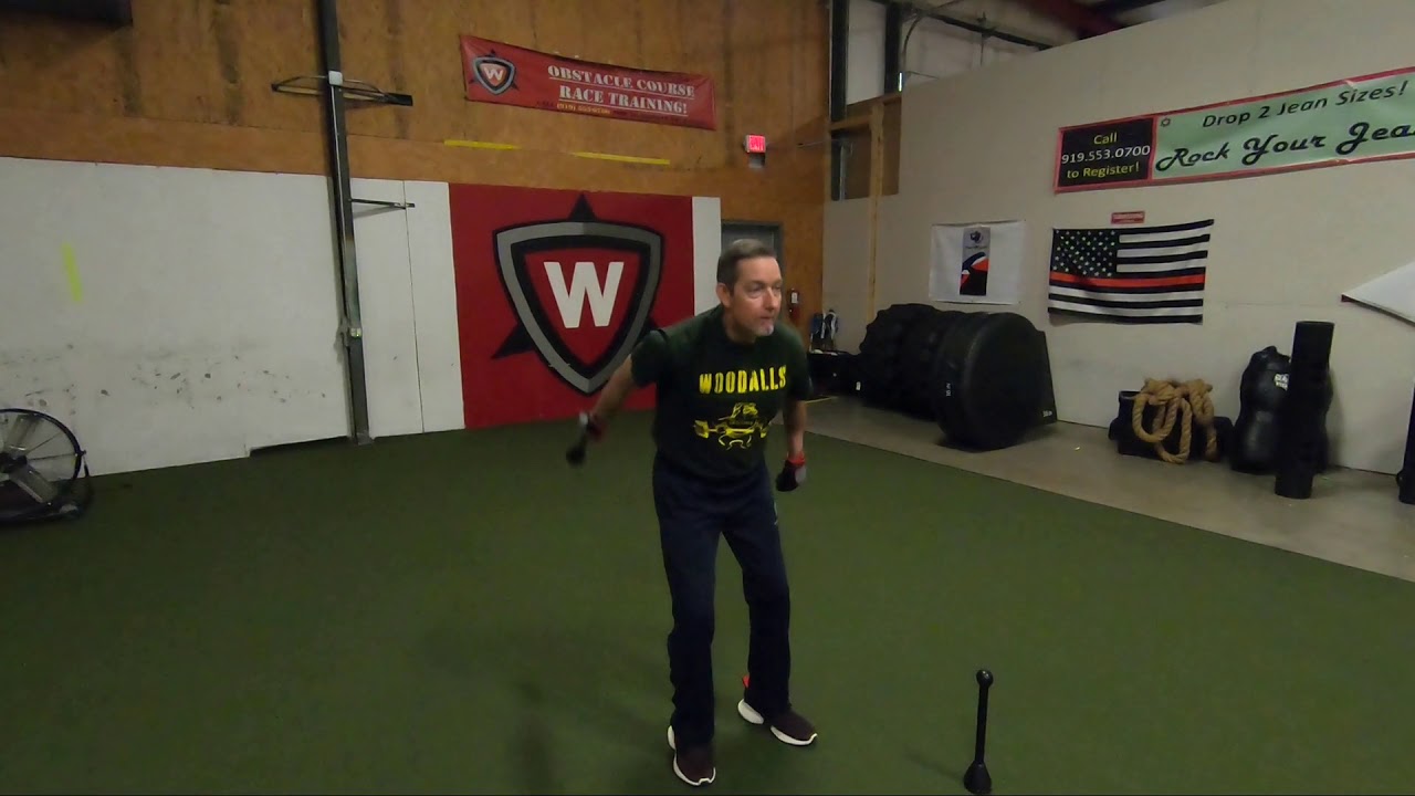 Single Arm Club Over Shoulder Swing Demo - YouTube