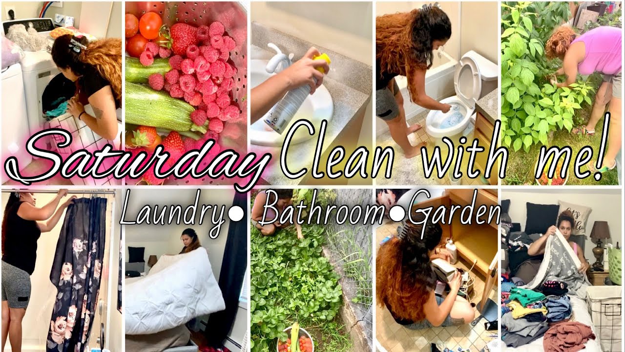 CLEAN WITH ME | CLEANING MOTIVATION 2023 | BATHROOM CLEAN | LAUNDRY ...