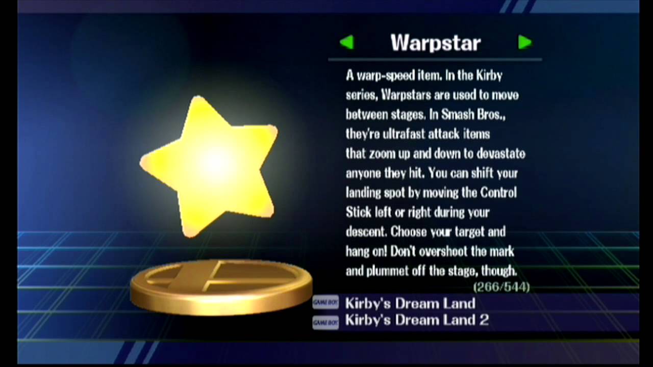 Super Smash Bros. Brawl - All Trophies - YouTube