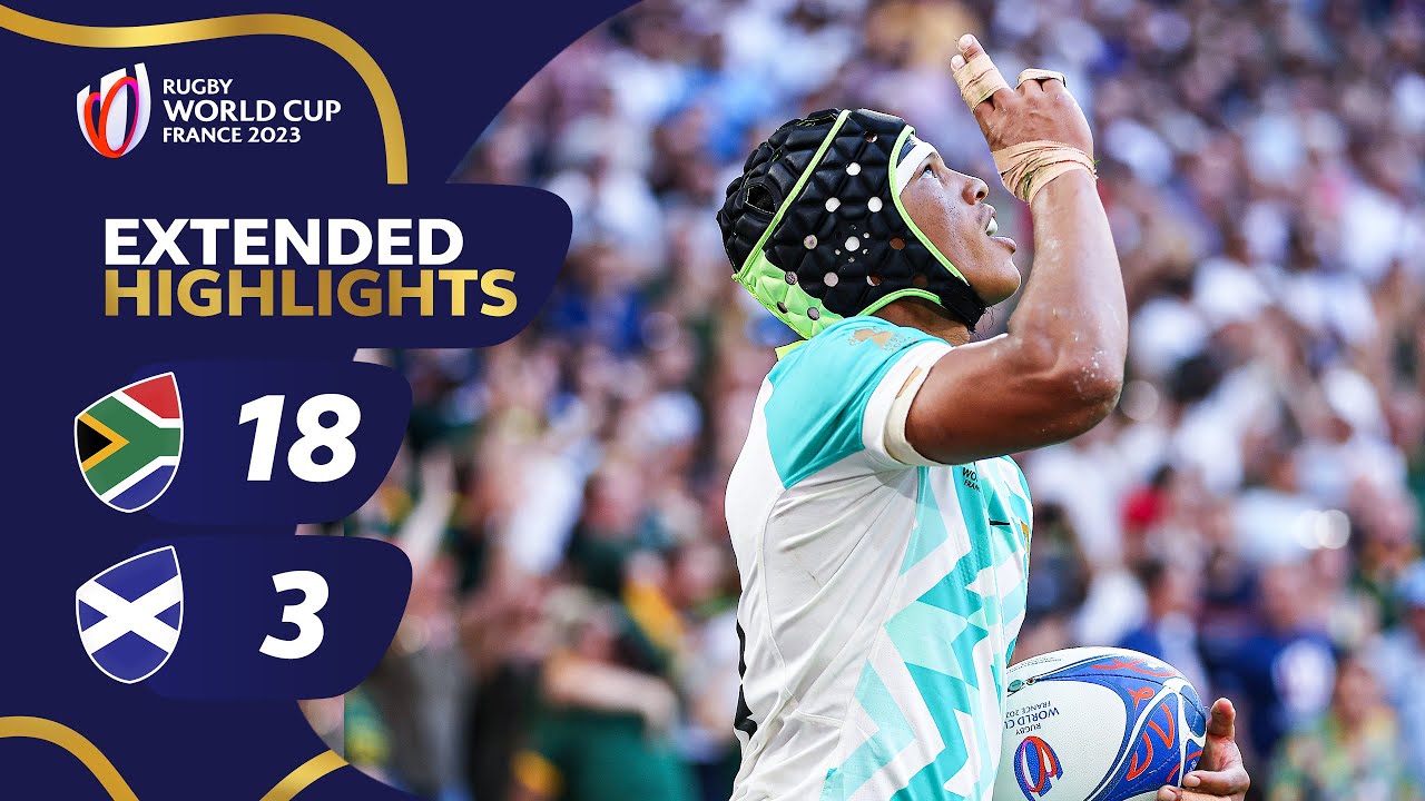 Springboks defensive MASTERCLASS | South Africa v Scotland | Rugby World Cup 2023 | Highlights ...