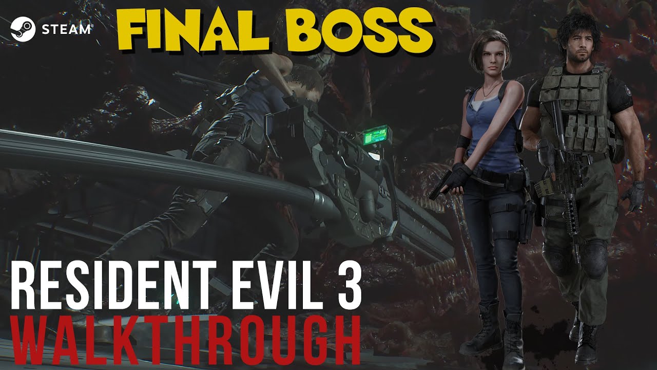 Resident Evil 3 Final Boss - YouTube