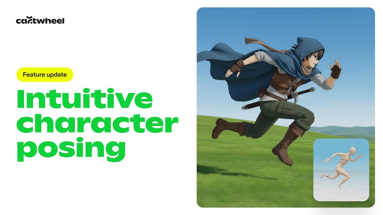 Introducing Pose Mode: Direct Character Control in Cartwheel - YouTube