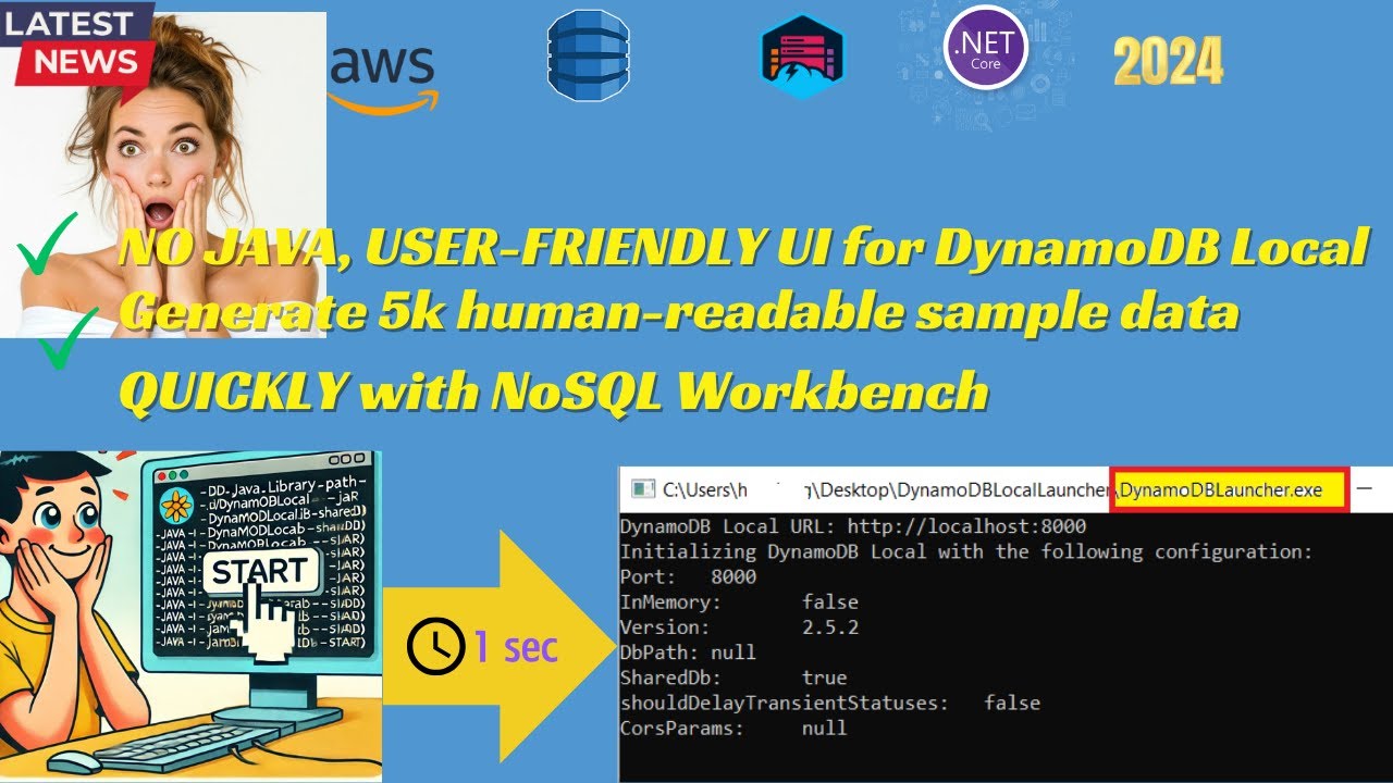 🚨 Breaking News: NO Java! User-Friendly DynamoDB Local on Windows # ...
