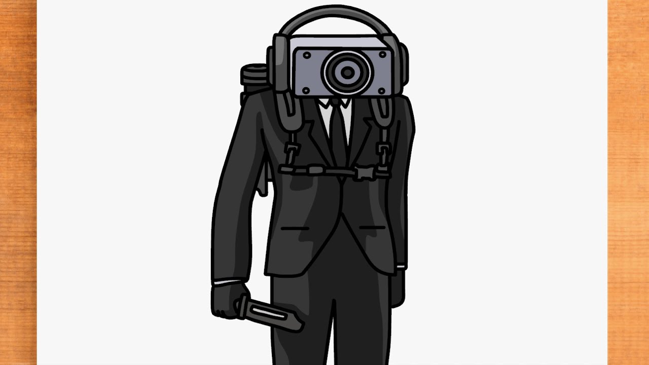 How to draw Agent SPEAKERMAN Skibidi Toilet 69 part 2 - YouTube