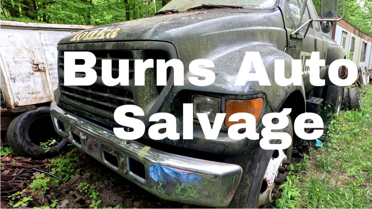 Burns auto salvage, Vinton Ohio - YouTube