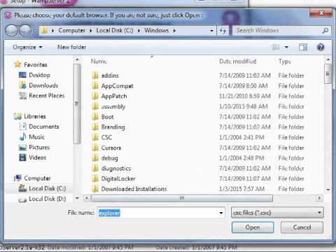 how to install wampserver in windows 7 - YouTube